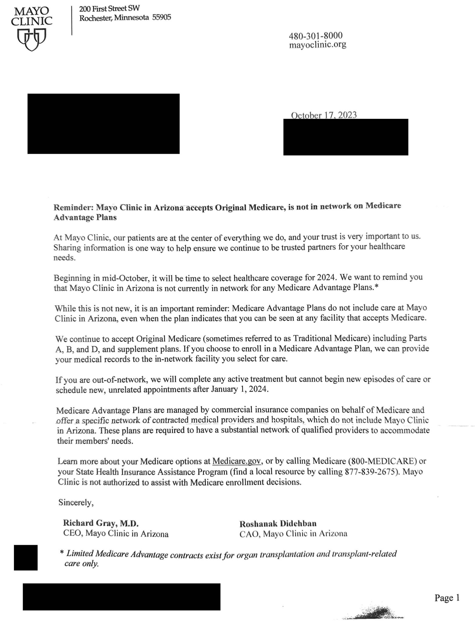 Finding The Best Medicare Plans Accepted by Mayo Clinic